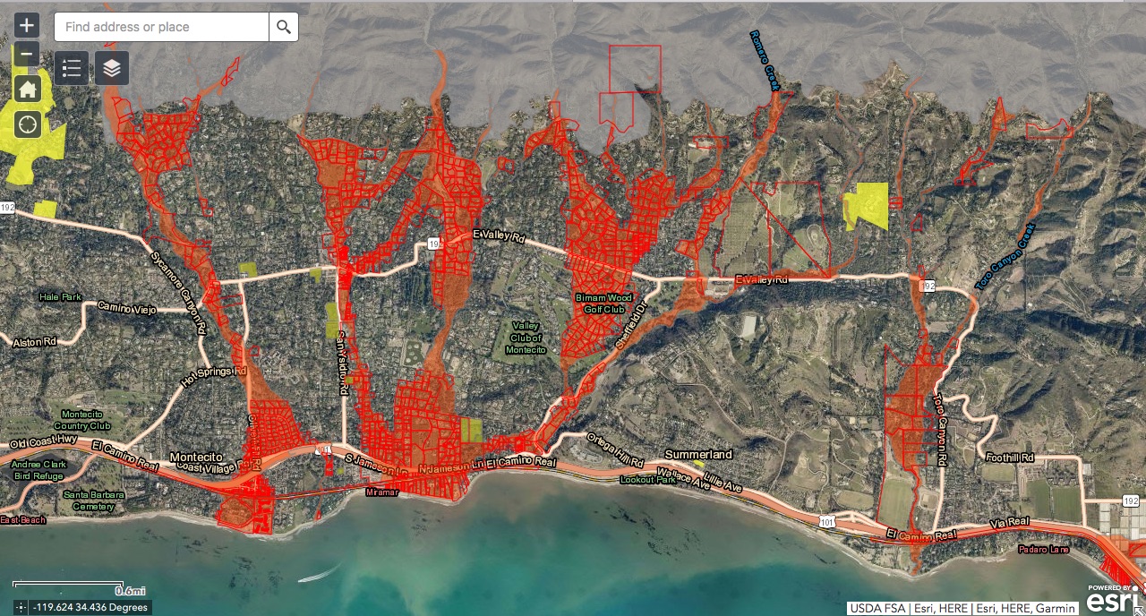 Volunteers Canvas Montecito’s 'Red Zones'